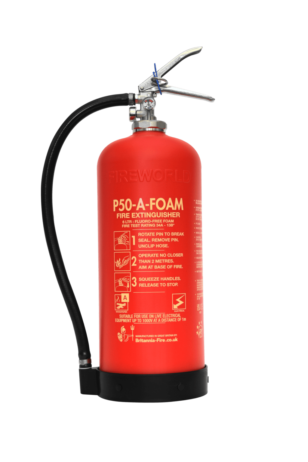 P50 Fire Extinguishers | Britannia Fire | Low Maintenance | 20 Yr Life Span